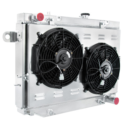 4-ROW ALUMINUM RADIATOR&SHROUD FAN FOR 1998-2007 TOYOTA LAND CRUISER 4 ...