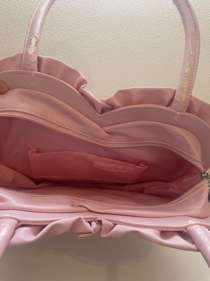 Vintage Angelic Pretty Melody Toys Striped Handbag Pink | eBay