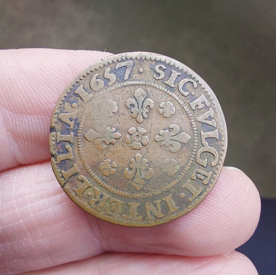 Louis XIV ," Test " (After Ciani And Hoffmann) From Farthing Aux Four ...