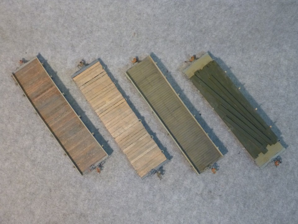 Four (4) On3 Scale D&RGW Grey Work Flat Cars, Weathered and Ready-to ...