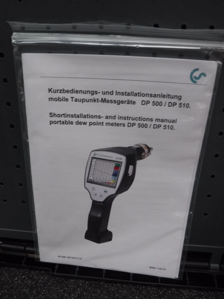 CS Instruments DP510 Dew Point Meter Portable Unit w/ Third-Party ...