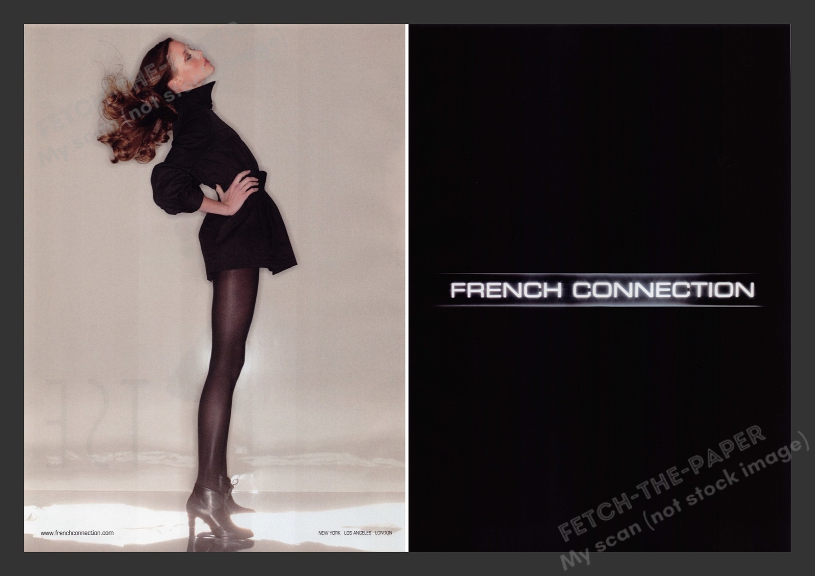 French Connection 2000s Print Advertisement (2 pages) 2007 Legs Hosiery ...