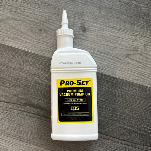 BNIB CPS PRO-SET PREMIUM VACUUM PUMP OIL 950mLt 32OZS VPOG Viscosity | eBay