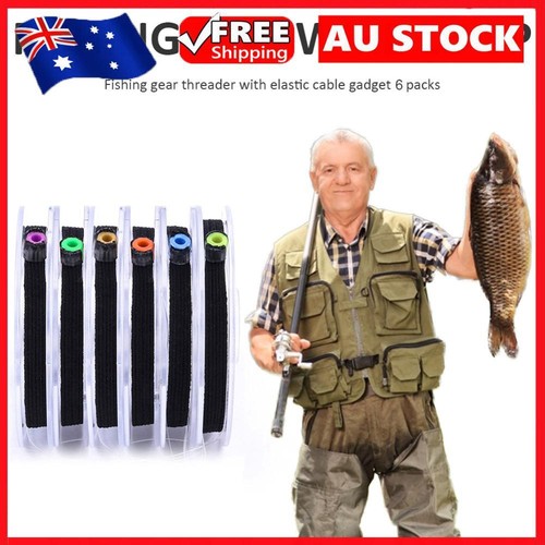 6pcs Fishing Wire Loop Leader Elastic Tippet Line Holder Replacement ...