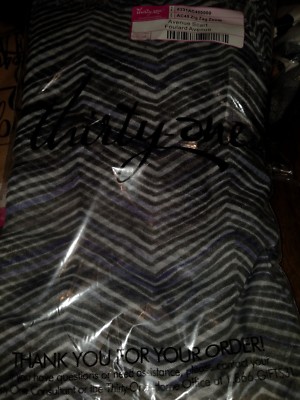 NWT Thirty-One Gifts Avenue Scarf in Zig Zag Zoom Multi color | eBay