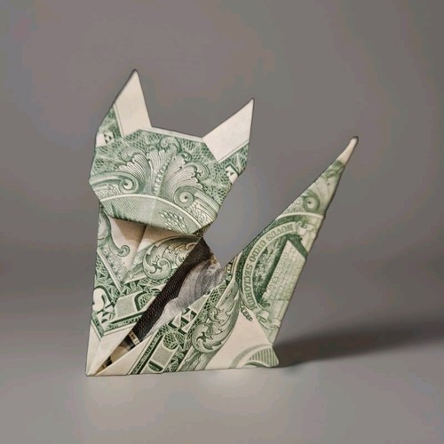 Money Origami Cat Dollar Bill Party Gift Novelty Individual Bag | eBay