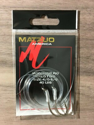 Matzuo - Size 4/0-5/0 Fixed Mooching Leader Fishing Rig 40# | eBay