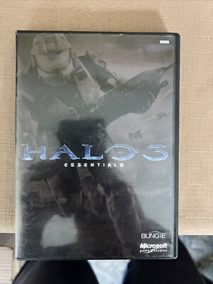 Halo 3: Essentials (Microsoft Xbox 360 Complete CIB w/Poster 2-Disc Set ...