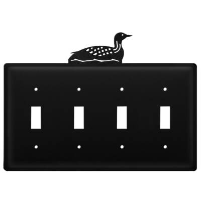 Wrought Iron Quad Loon - Quadruple Switch Cover 8.25" (Made in USA) | eBay