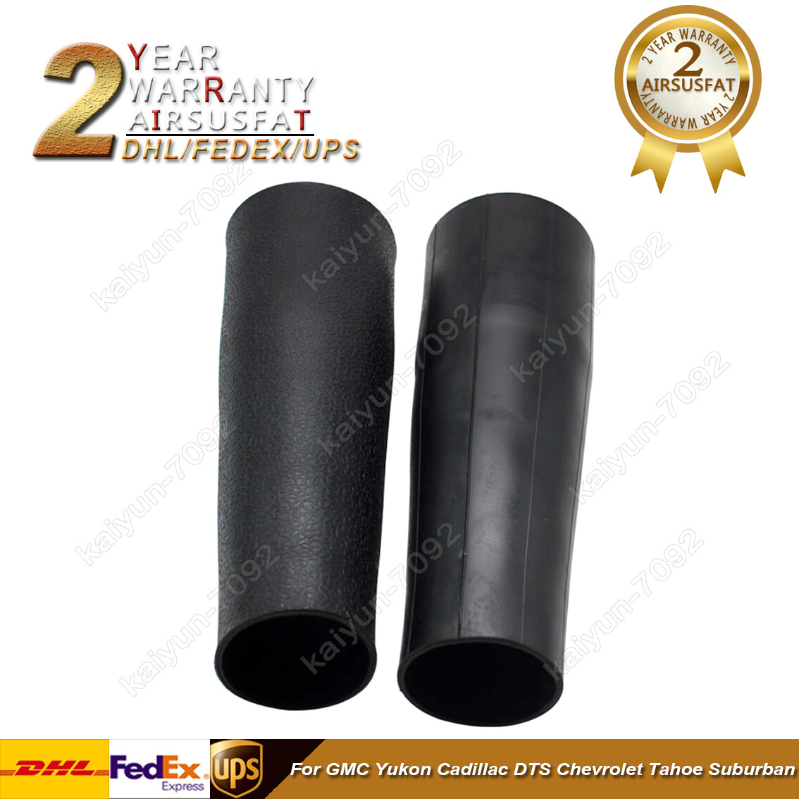 2 Rear Shock Dust Cover Boot For GMC Yukon Cadillac DTS Chevrolet Tahoe ...