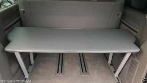 Multiflexboard für VW T5 T6 Multivan Bettverlängerung Ablage Kunstleder ...