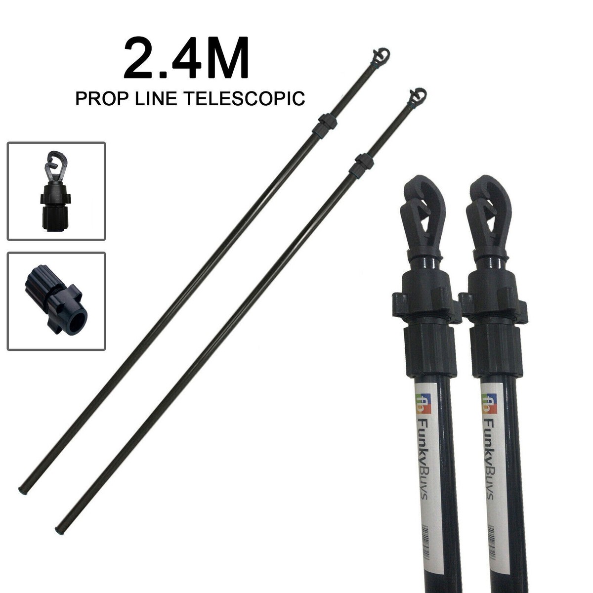 Clothesline Prop Pole