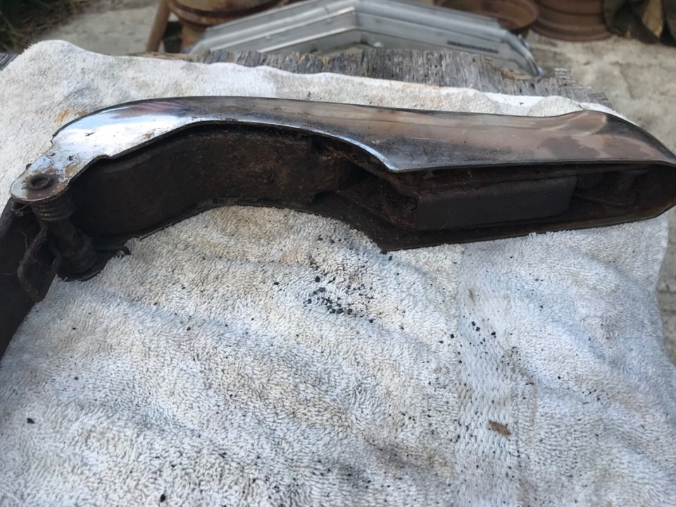 47 48 CHEVY REAR BUMPER DROP DOWN GUARD | eBay