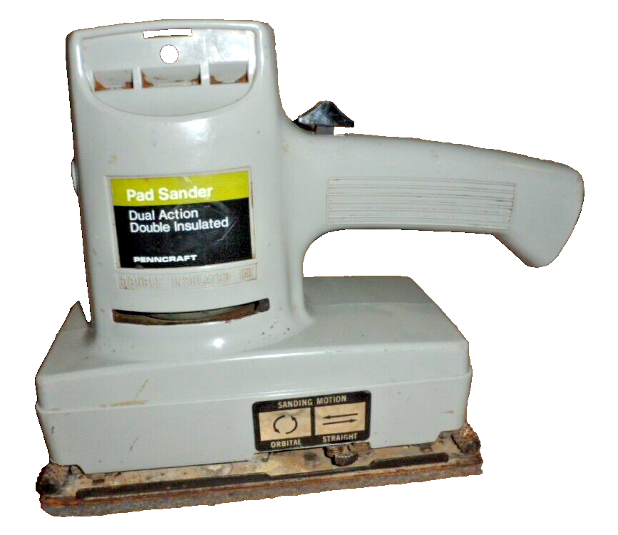 Penncraft Dual Action Pad Sander Model 4961C 4000 OPM Made in USA ...