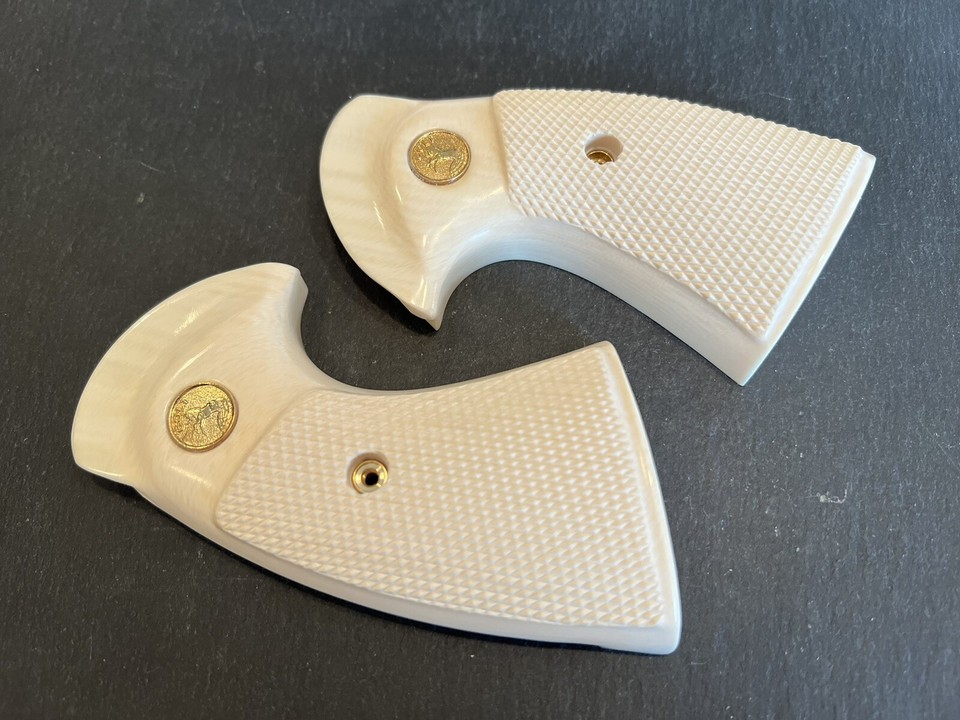 Colt Python Target AAA Bonded Ivory Grips ALTAMONT USA Made New Gold Medallion | eBay