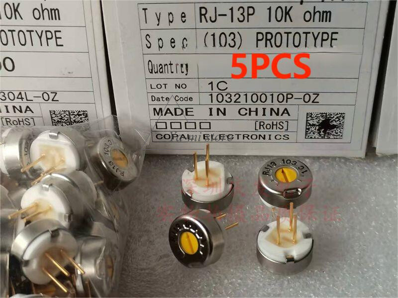 5x RJ-13P 10K adjustable potentiometer 103 gold plated 3-pin trimming ...