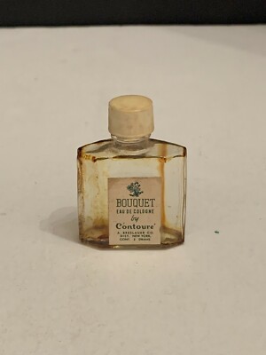 Vintage Contoure Bouquet Eau De Cologne Miniature Perfume Bottle | eBay
