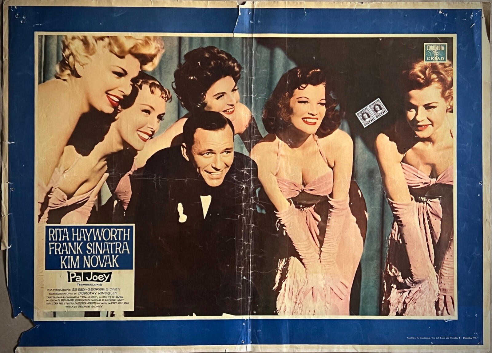 Pal Joey-Fotobusta Originale-Rita Hayworth,Kim Novak,Sinatra - 1957 | eBay