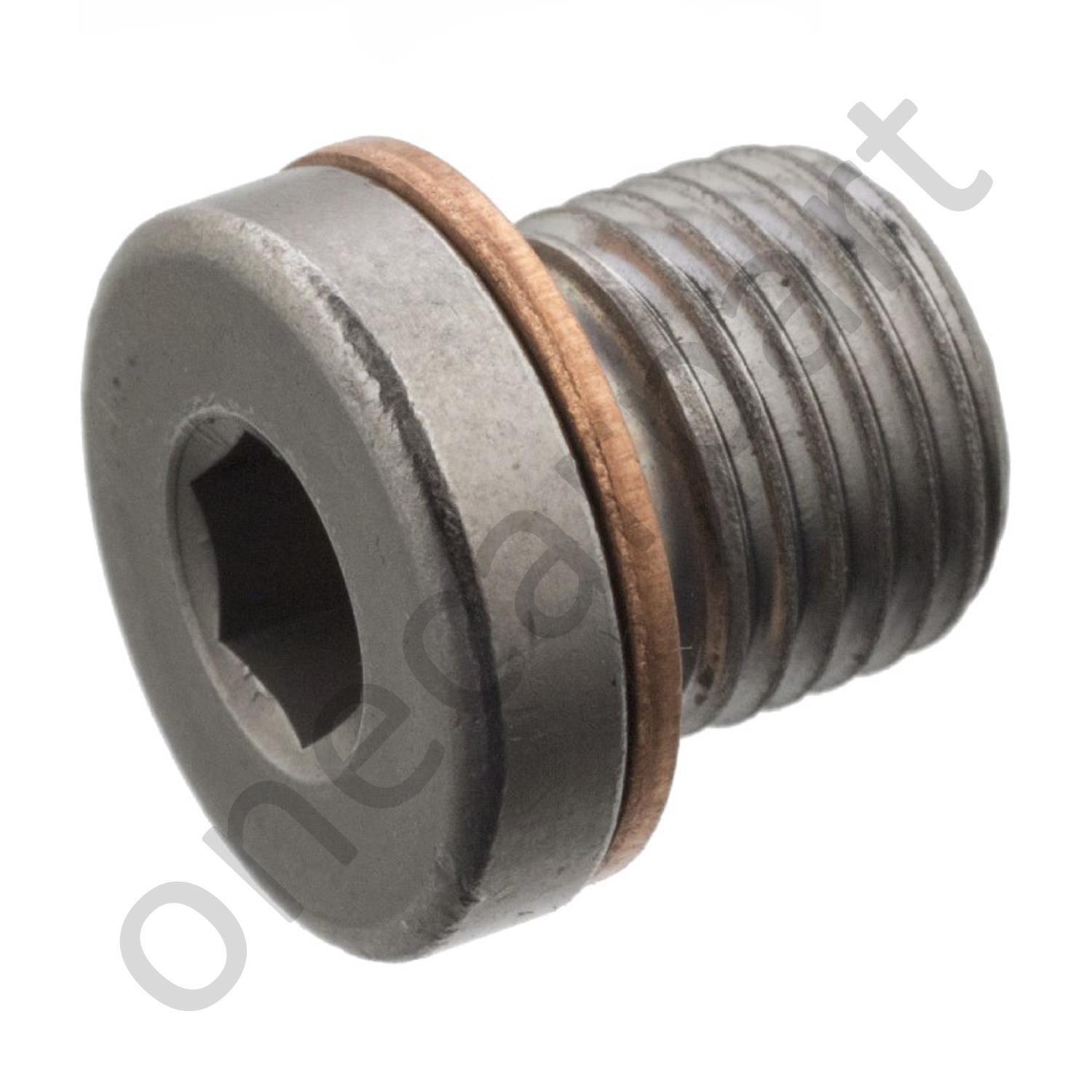Engine Oil Sump Drain Bolt Plug Febi 101021 For VW Passat Polo Scirocco ...