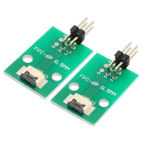 2pcs FFC FPC Connector Board 4 Pin Double Row Right Angle Pin Header ...