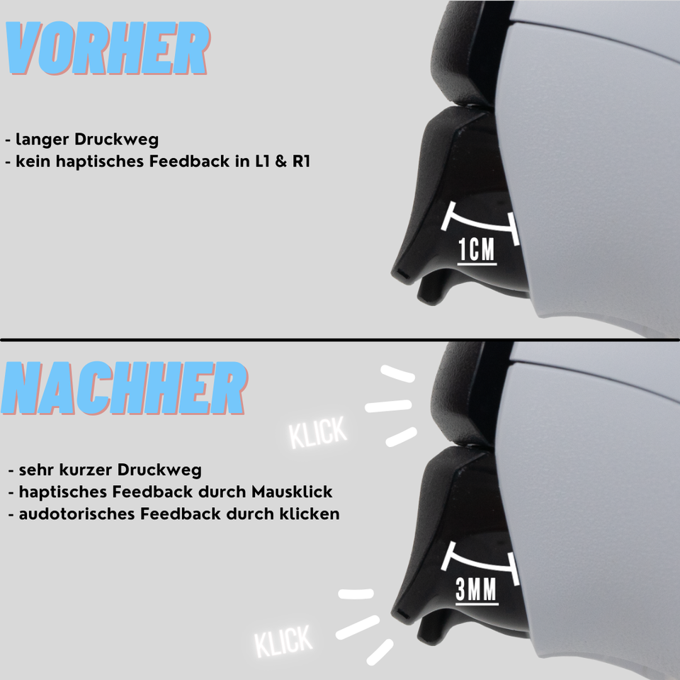 PS5 V2 Controller Clicky Trigger Bumper | Smart Trigger Bumper ...