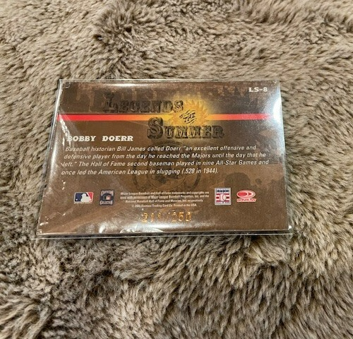 2003 Donruss Signature Series Bobby Doerr Legends of Summer Auto #ed ...