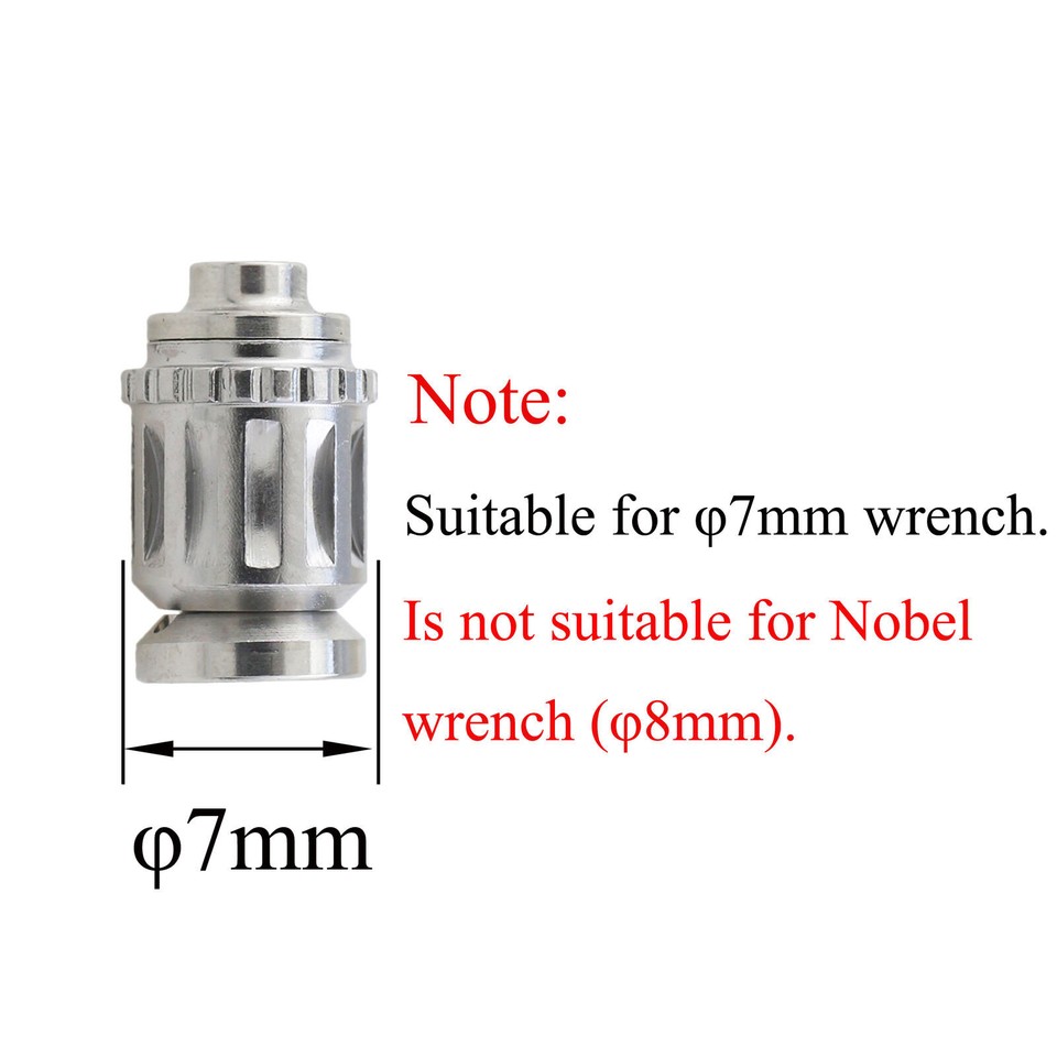 Dental Implant Torque Wrench Hex 1.27mm Driver Tip Fits MIS Camlog Adin ...