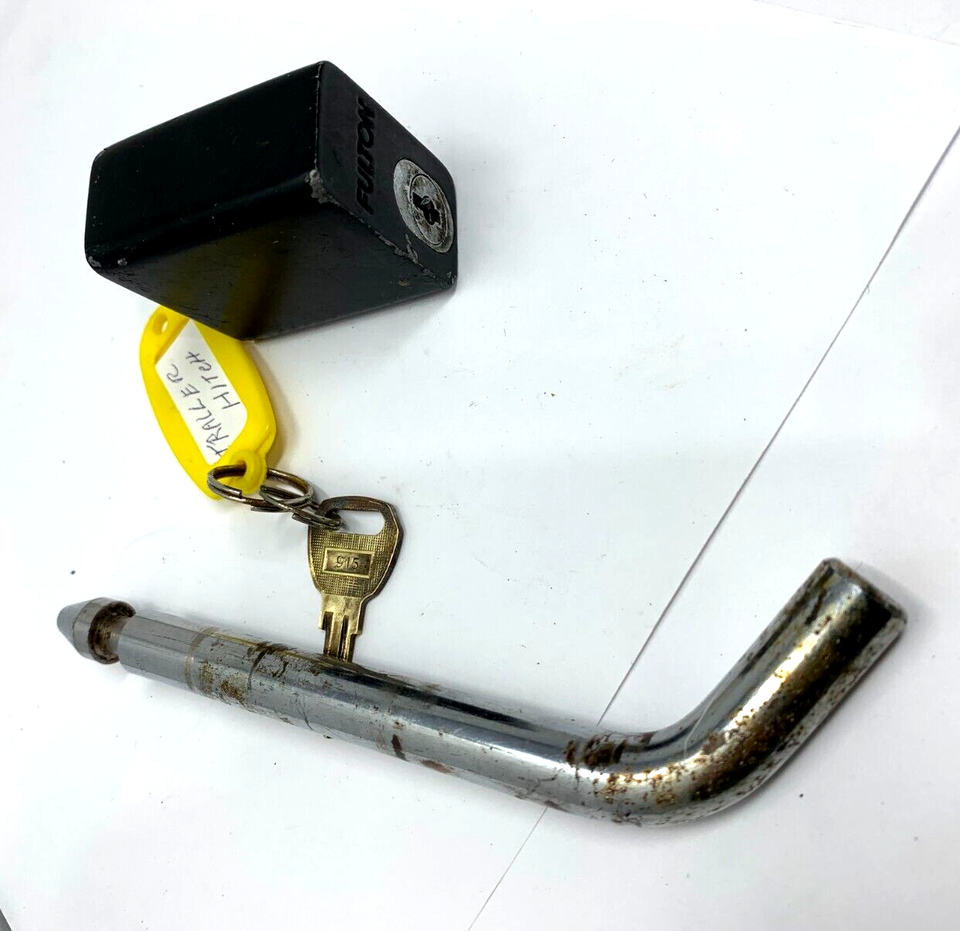 Fulton Locking Trailer Hitch Tow Pin w/ Key -5" - 5/8" Diameter(13.99 ...