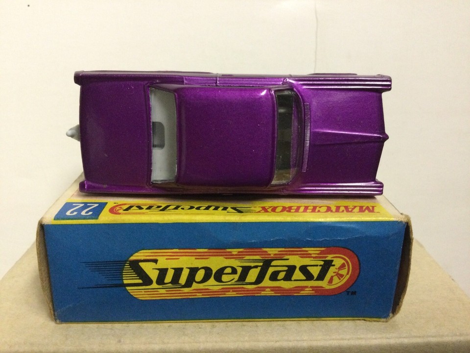 LESNEY MATCHBOX SUPERFAST MB 22A-1 Pontiac Grand Prix, dark purple ...
