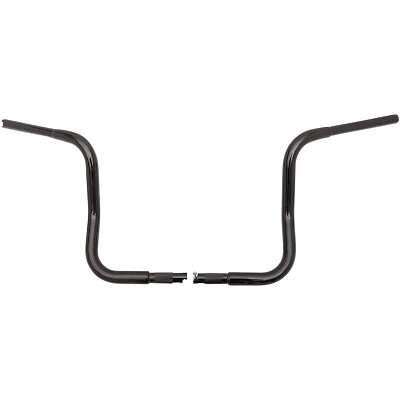 FBI Fat Baggers Black 14" EZ Install Rounded Handlebar Package Harley ...