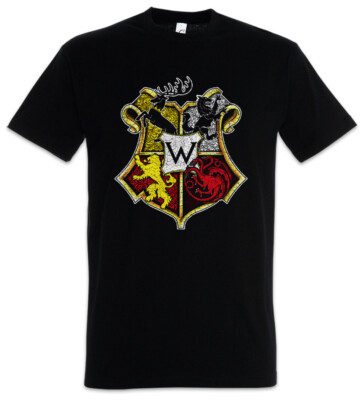 Westeros School T-Shirt Game of Harry Fun Thrones Potter House Signs ...