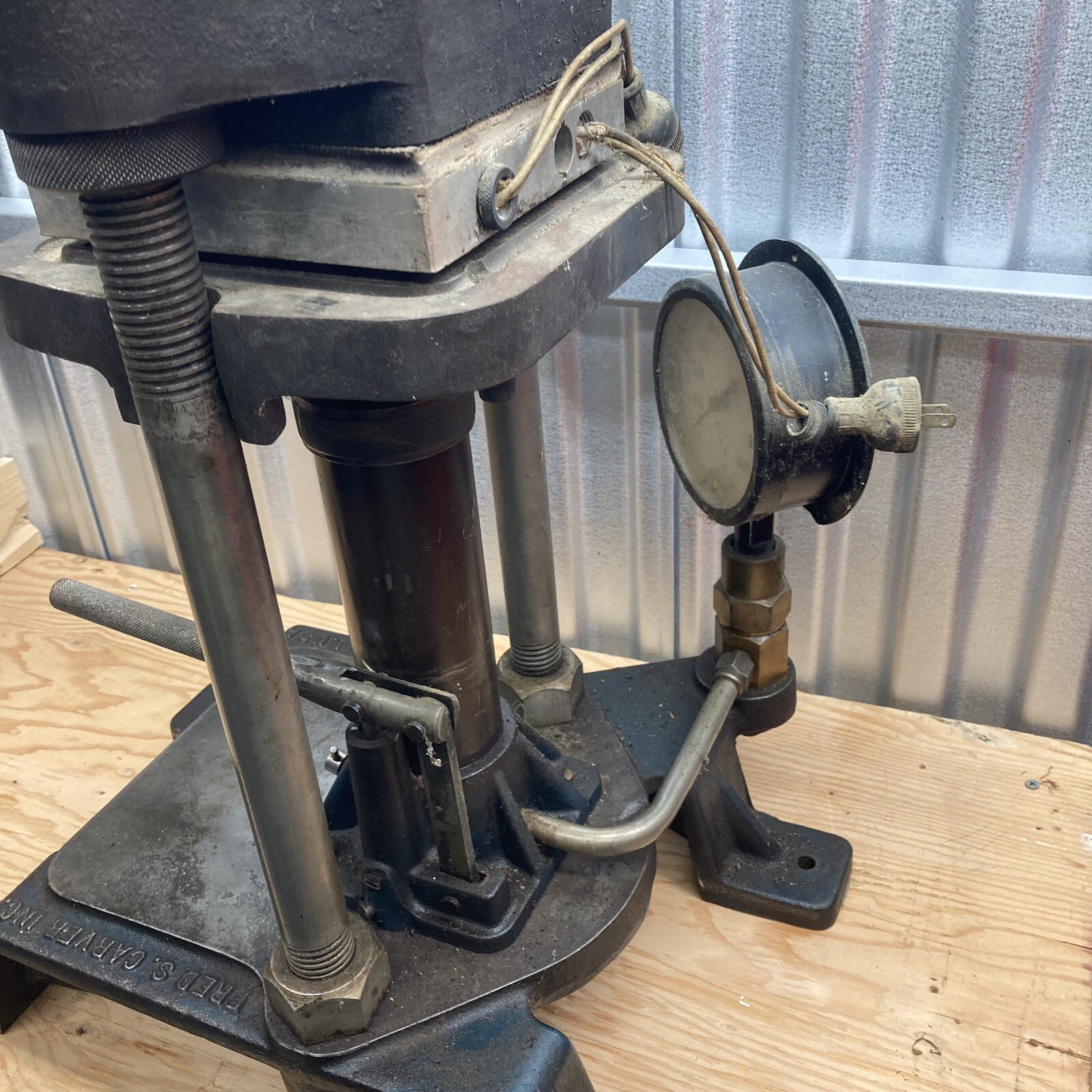 Carver 5 Ton Bench Top Laboratory Hydraulic Heat Press - with Heater ...