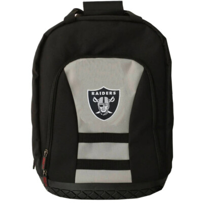 Raiders Oakland Las Vegas NFL Backpack Compartment Tool Bag Molded ...