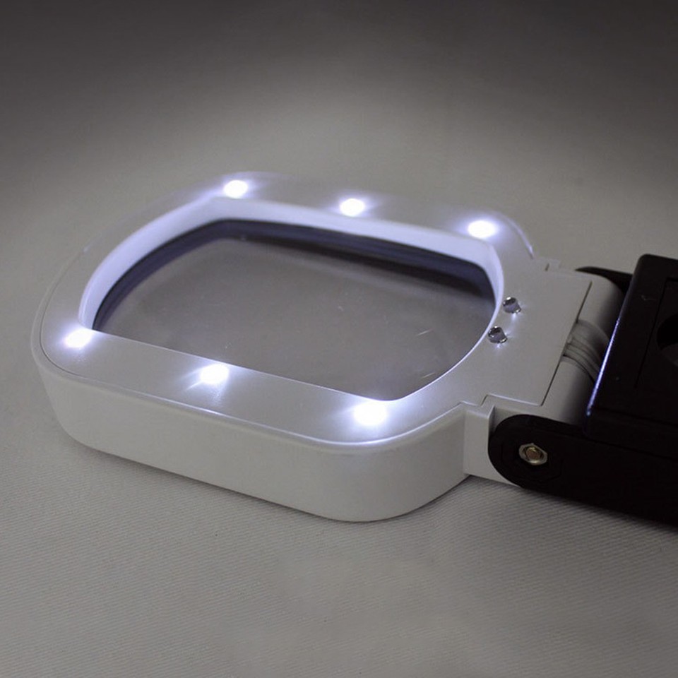 Handheld Mini Magnifier Glasses Magnifying Magnifiers with Light | eBay UK