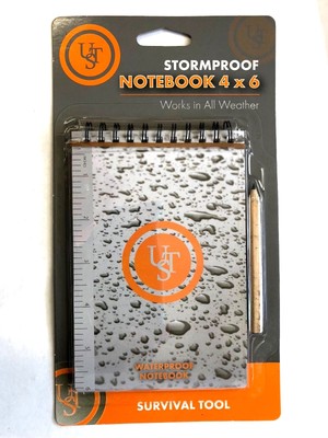 Stormproof Notebook 4x6 all weather emergency disaster tactical ...