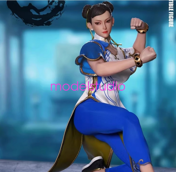 PLAY TOY Fighting Goddess Chun Li Action Figure Model 1/6 Scale Pre ...