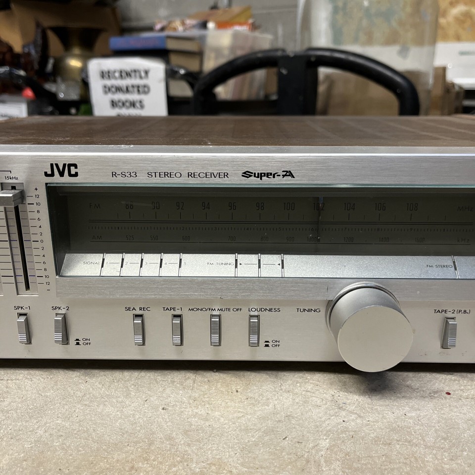 Vintage JVC R-S33 Stereo Receiver Amplifier | eBay