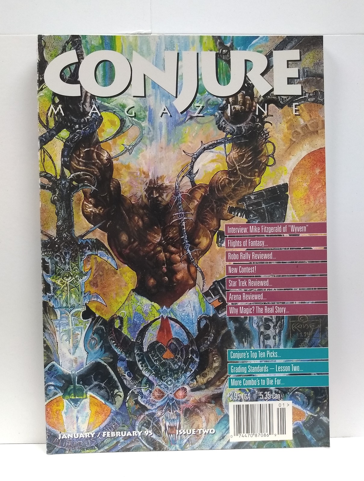 Conjure Magazine #2 (Jan/Feb 1995) Magic the Gathering - Star Trek Next ...