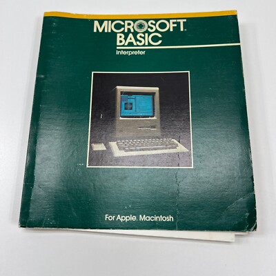 Microsoft Basic Interpreter for Apple Macintosh Manual ONLY Vintage 1984 | eBay