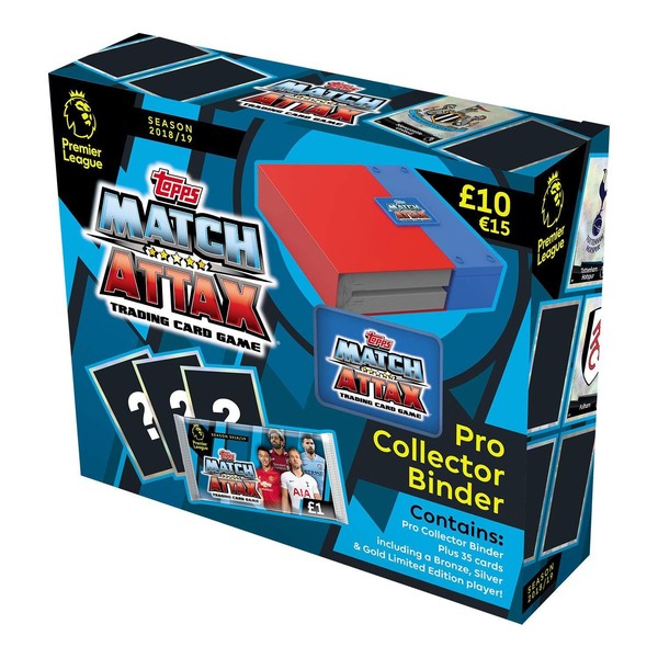 30 Cards Topps Match Attax 2018 2019 Pro Collector Binder Premier ...