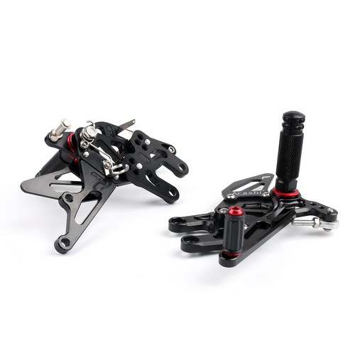 Rearset Rear set Fit for Kawasaki ZX10R ZX 10R 2004-2005 Black D S2 | eBay