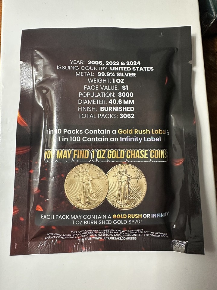 Unopened ULTRA BREAKS Heat Wave 2024 Pack - Read Back Of Pack For ...