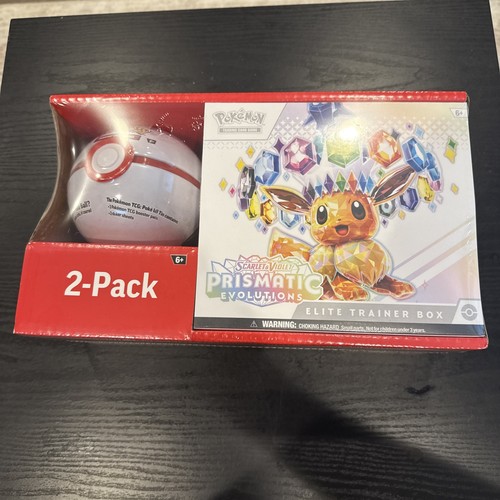 Pokemon TCG Prismatic Evolutions ETB & Poke Ball Tin Bundle | eBay
