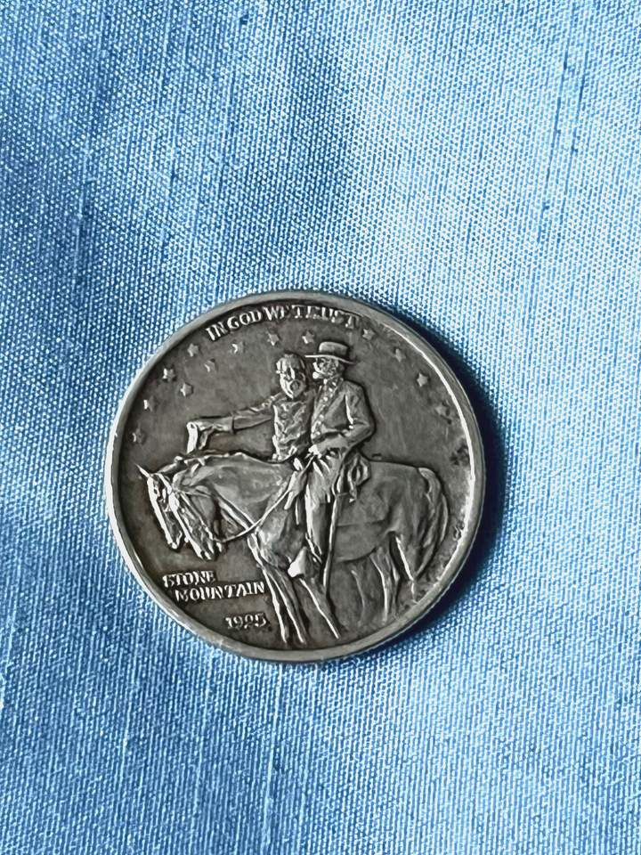 1925 Stone Mountain Half Dollar Coin VG Very nice coin | eBay