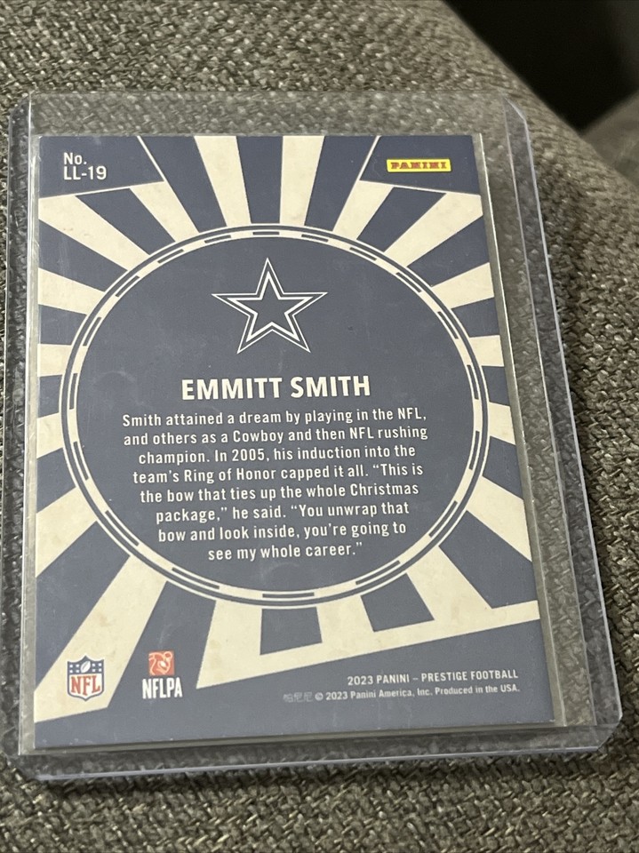 2023 Prestige Football - Living Legends - Emmitt Smith (Holo) #LL-19 | eBay