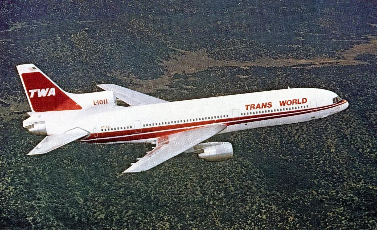 TWA TRANS WORLD AIRLINES L-1011 KANSAS CITY Missouri Retro Picture ...
