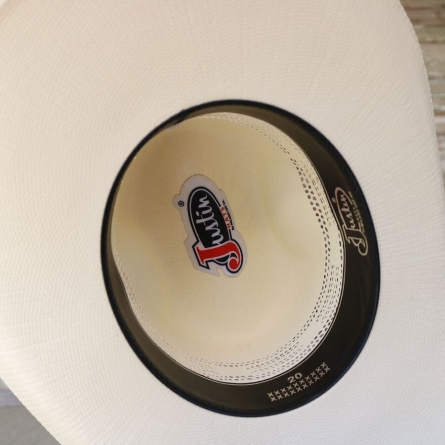 Justin Straw Cowboy Hat Draco 20X | eBay