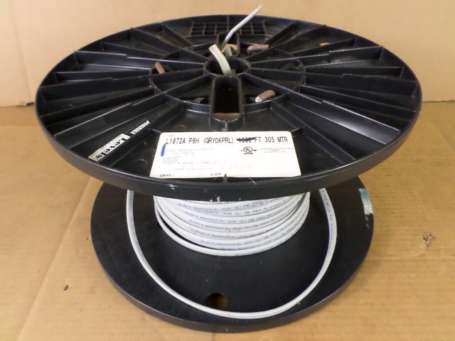 Belden 1872a - Cat6 Horizontal Bonded-pair 4pr UTP PVC JKT CMR White ...