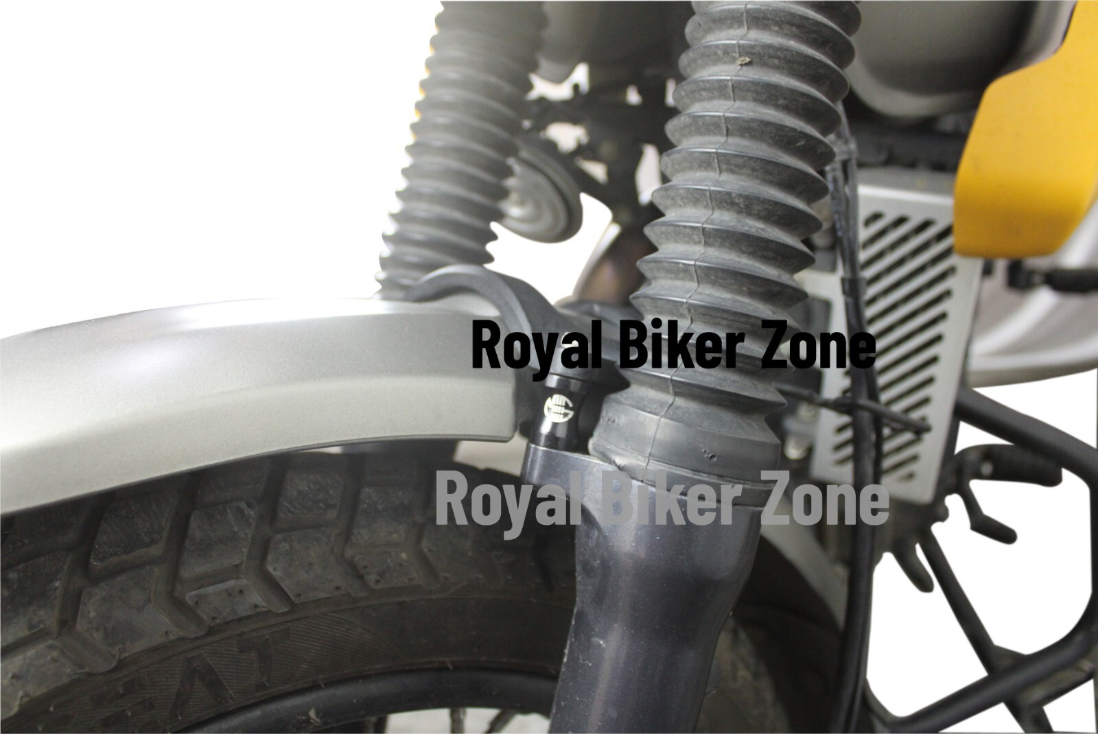 Royal Enfield Black "Front Mudguard Raising Kit" For "Himalayan Scram ...