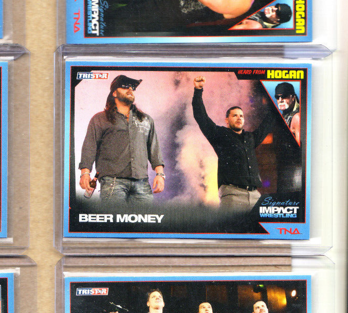 Beer Money-Robert Roode/J Storm-2011 TNA Impact TriStar Signature Card ...